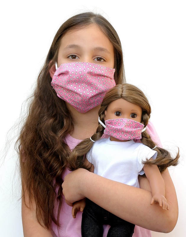 Matching Girl & Doll Masks - American Girl or Wellie Wisher - The Doll ...