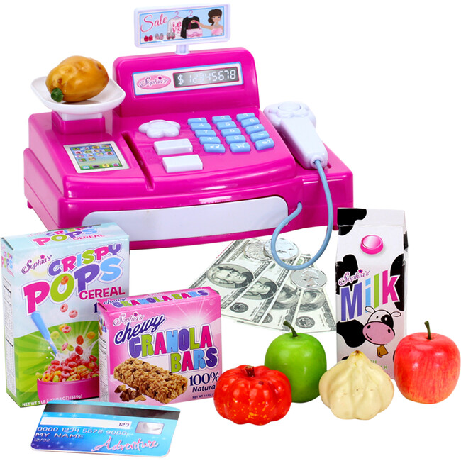18" Doll Cash Register, Food, & Money Boxed Set - The Doll Boutique