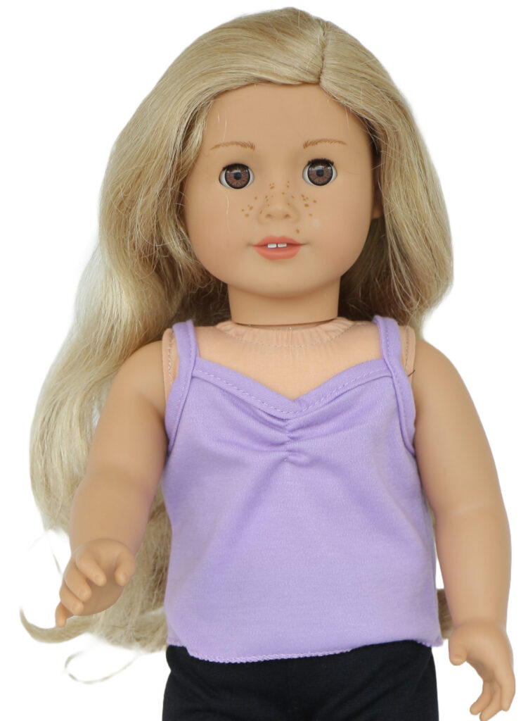 18" Doll Lavender Tank Top - The Doll Boutique