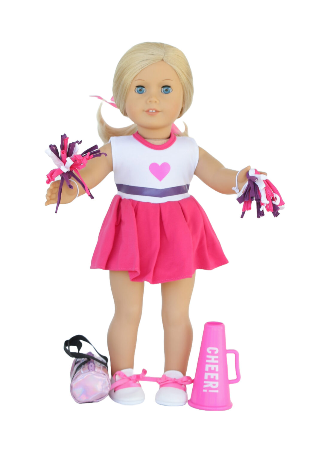18" Doll 7-Piece Cheerleader Play Set - The Doll Boutique