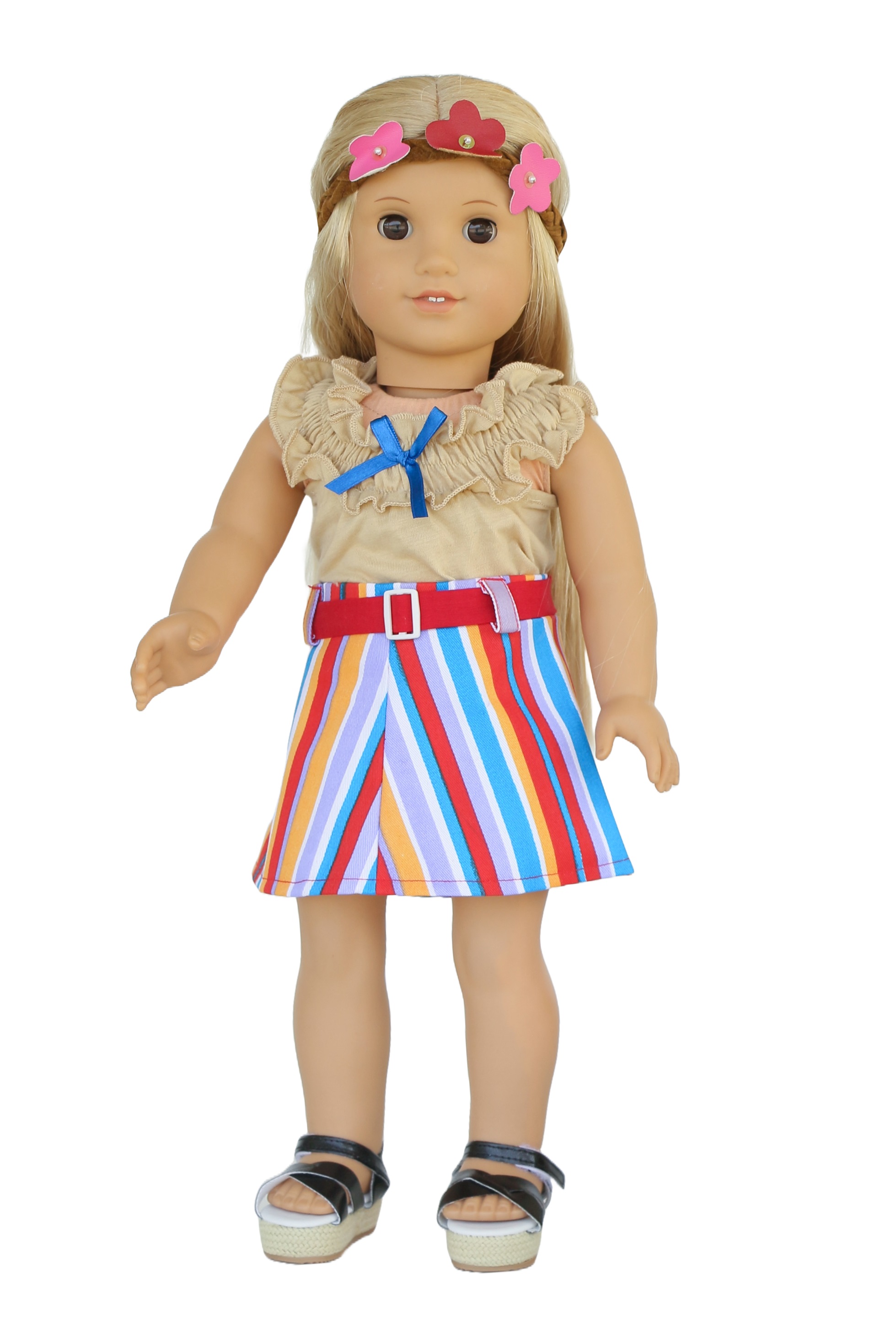 18" Doll "Julie Inspired" Summer Skirt Set - The Doll Boutique