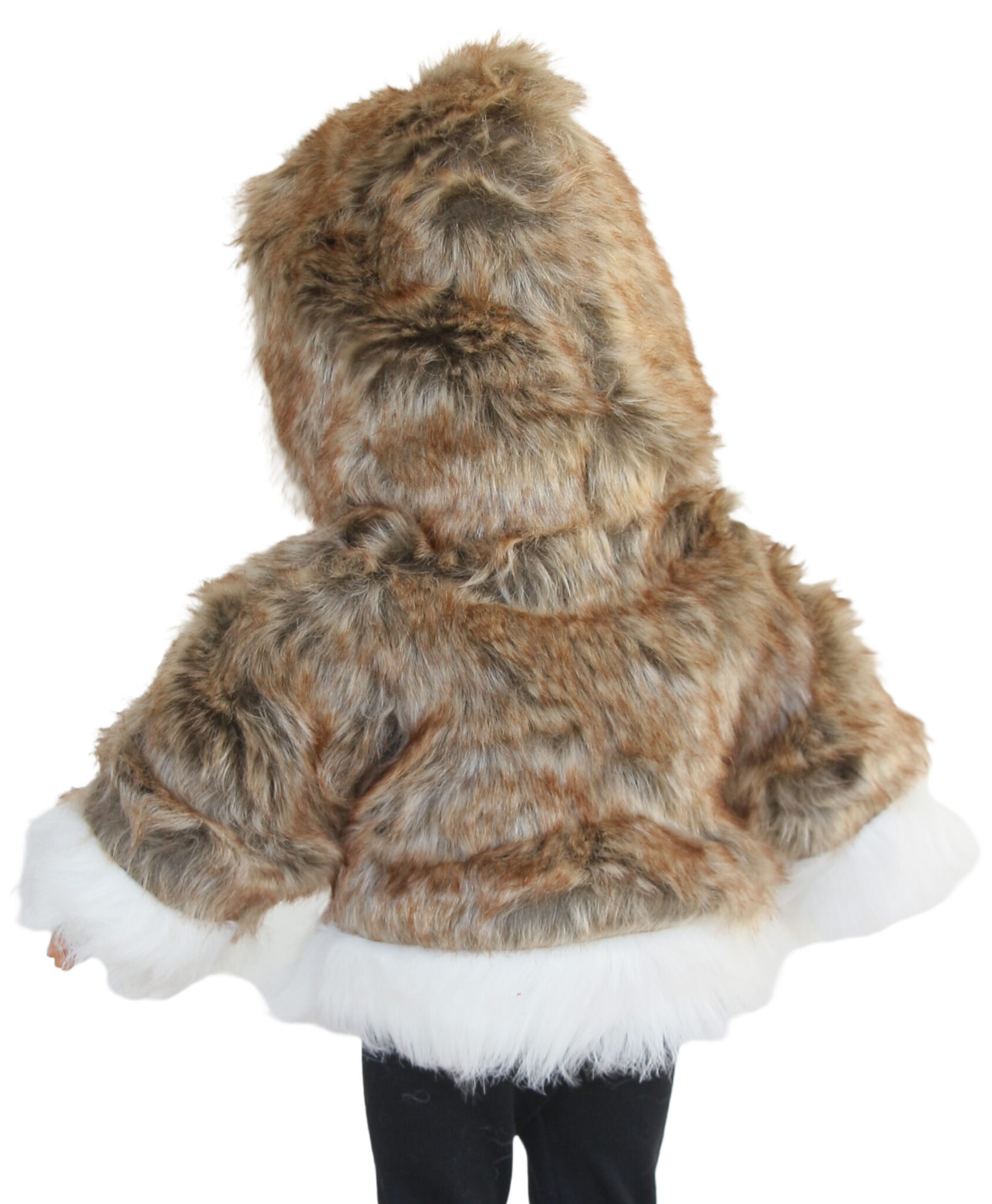 15" Bitty Baby Doll Hooded Fur Eskimo Coat - The Doll Boutique